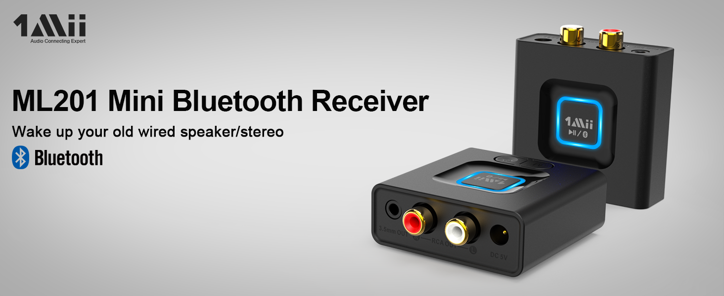 Buy Wholesale China 1mii Bluetooth Audio Receiver 12hrs Playtime ...