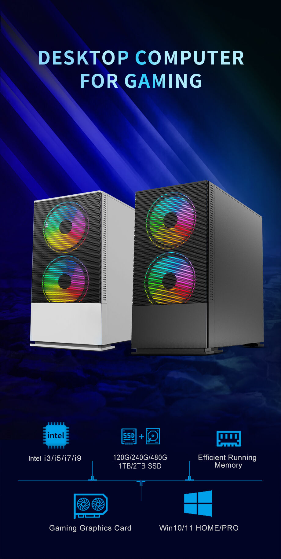 Buy Wholesale China Computer Desktop Core I5 I7 12700 Gaming Desktop Pc ...