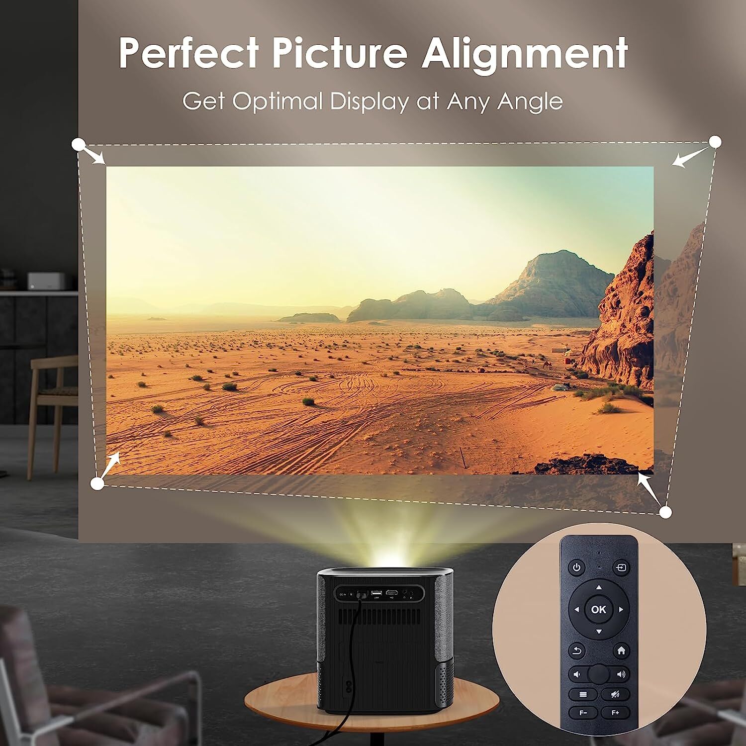 Buy Wholesale China Projector 1080p Home Entertainment Portable 8000 ...
