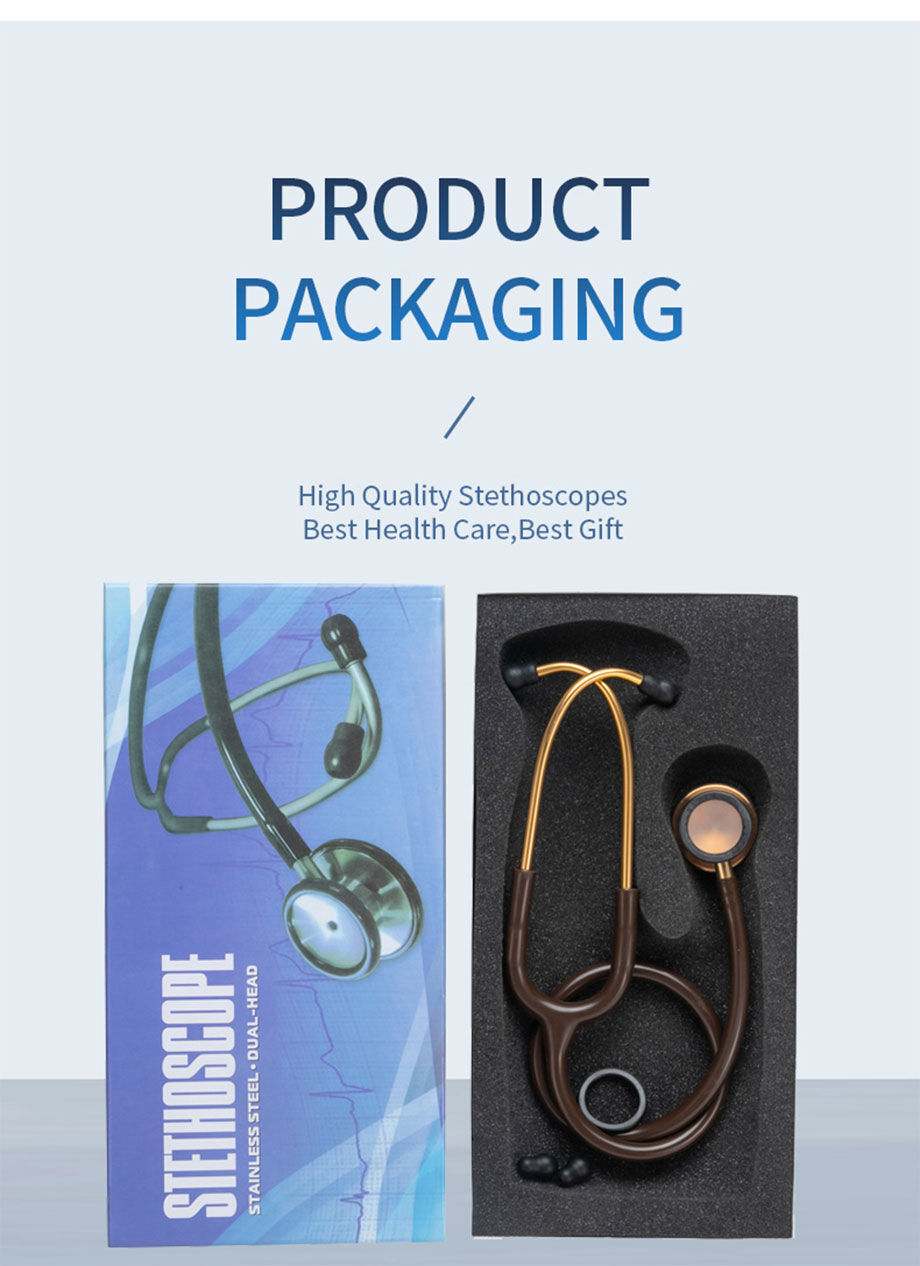 Professional High Quality Stethoscope Deluxe Cardiology Stethoscope ...
