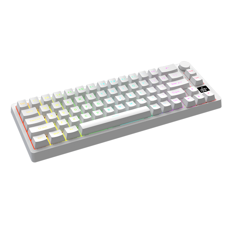 Buy Wholesale China Gk-866w-3 Newly-designed 66-key Wireless2.4ghz ...