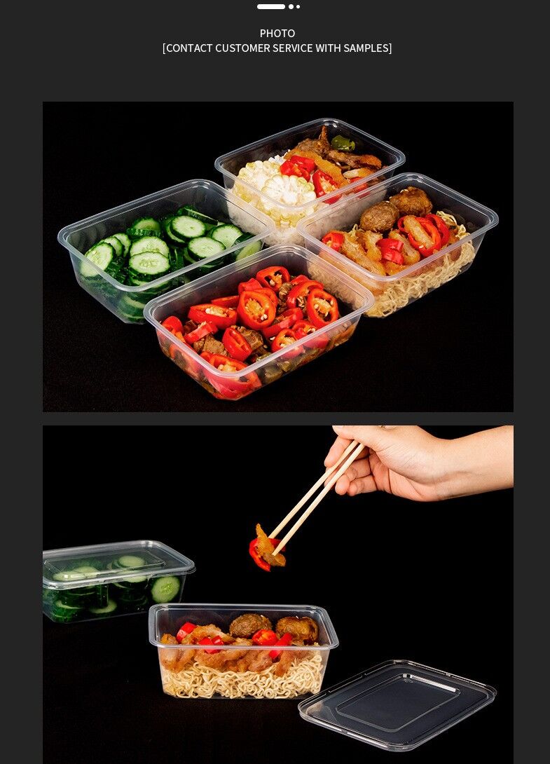 Buy Wholesale China 1000ml Large Capacity Take Out Meal Disposable Food ...