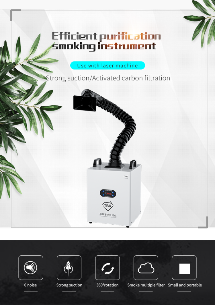 Buy Wholesale China Tbk 618 Laser Dust Smoke Purifier Cleaner Fume ...