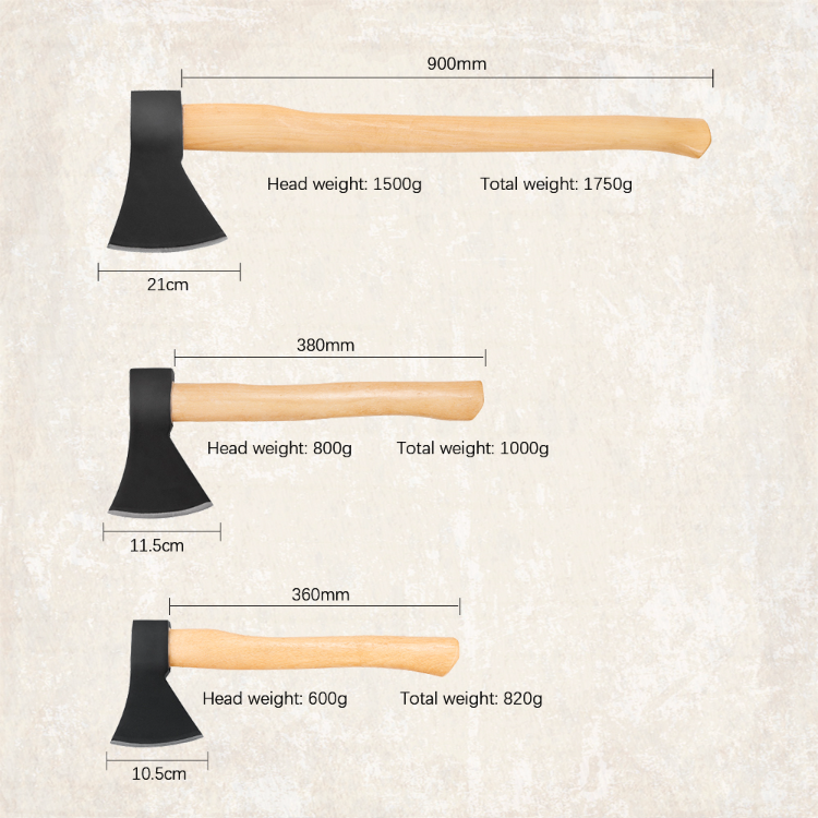 Ax900b Cold Steel All Purpose Axe Hickory Handle Heavy Duty Felling Axe ...