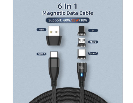 Buy Wholesale China Agnet Cable 6 In 1 Pd Cable 100w 1.5m & 100w Pd ...
