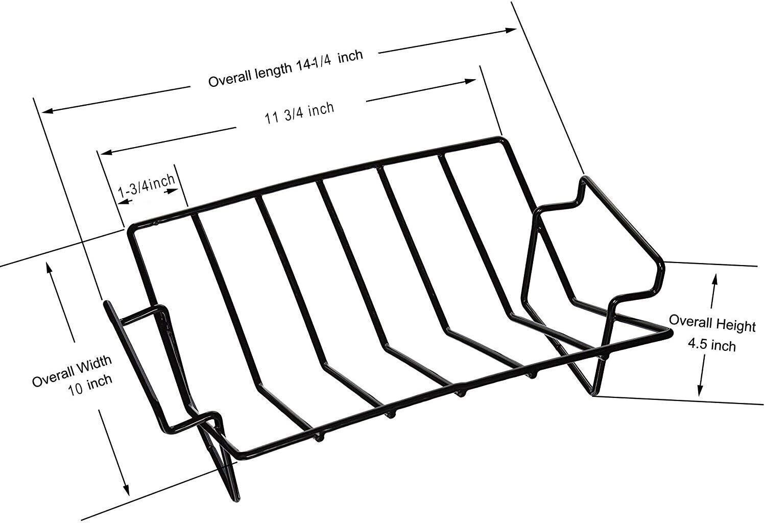 Buy Wholesale China New Rib Rack Holds Up To 6 Full Racks Of Ribs For ...