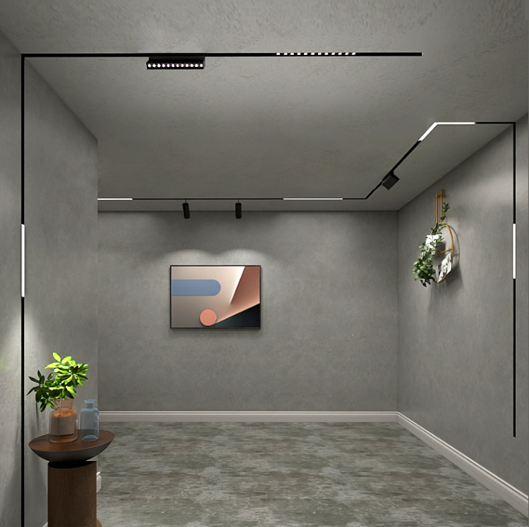 Newest Slim Magnet Rail Lighting System Surface Mounted Linear ...