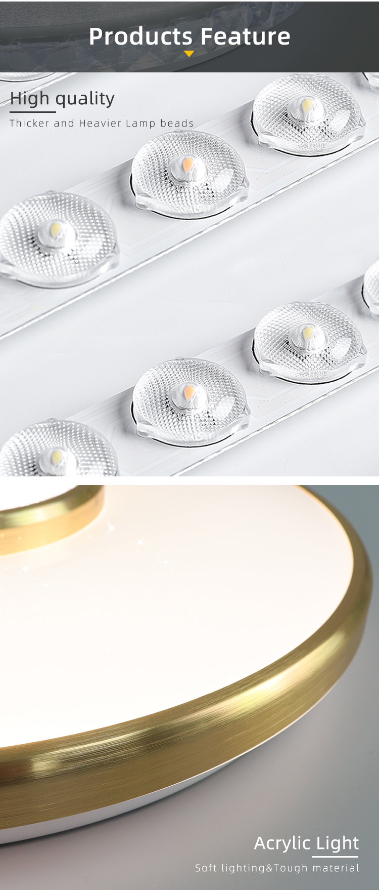 Buy Wholesale China Super Bright High Lumen Surface Mounted Acrylic ...