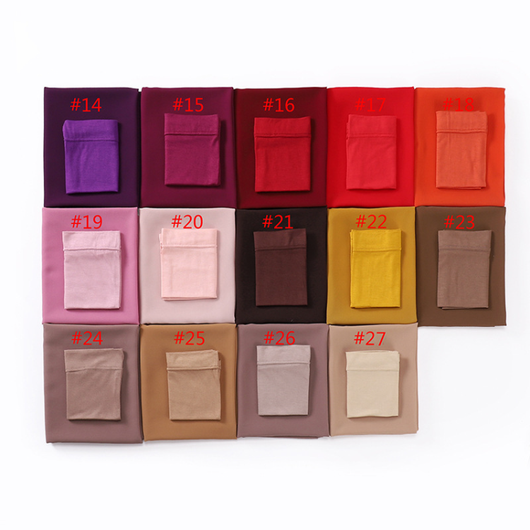 New Undercaps Matching Color With Scarf Muslim Fashion Hijabs Matching ...