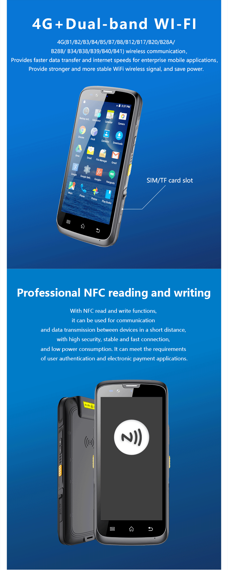 Android 12 Ip65 5.72 Inch Full Screen Pda 1d 2d Qr Barcode Scanner ...