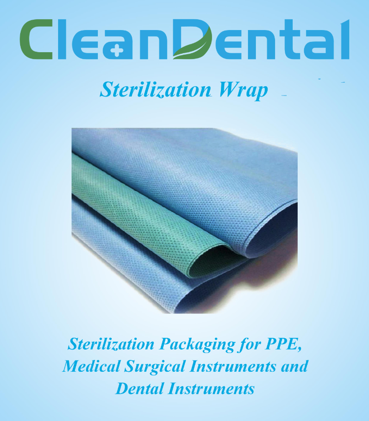 Sms Nonwoven Fabric Cellulose For Steam Eo Sterilization Medic Crepe Paper Sterilization Wraps ...