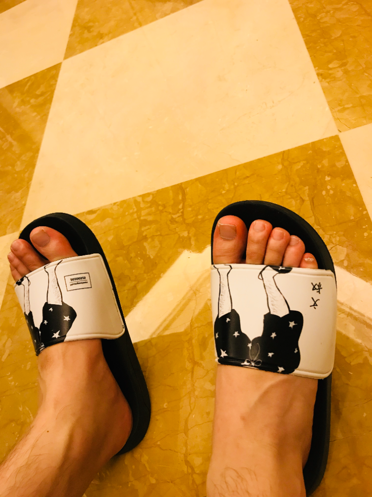 Buy Wholesale China Custom Men's Slippers German Flag Summer Female ...