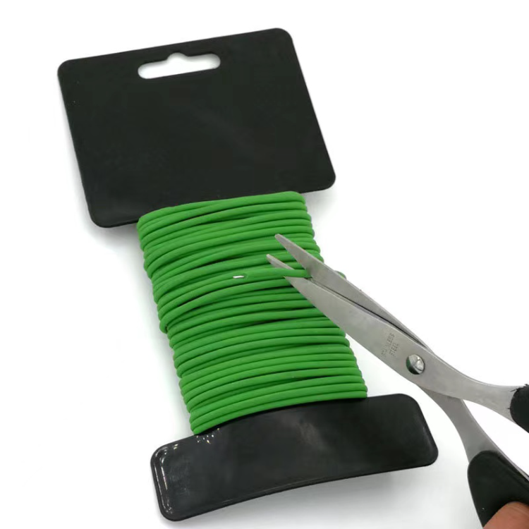 Heavy Duty Vinyl Stretch Plant Wire Flexible Rubber Twist Tie Soft 20m ...