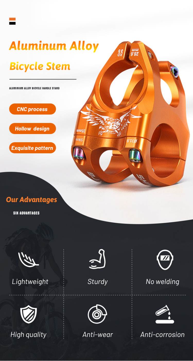 Buy Standard Quality China Wholesale Mtb Bicycle Handlebar Stem Power ...