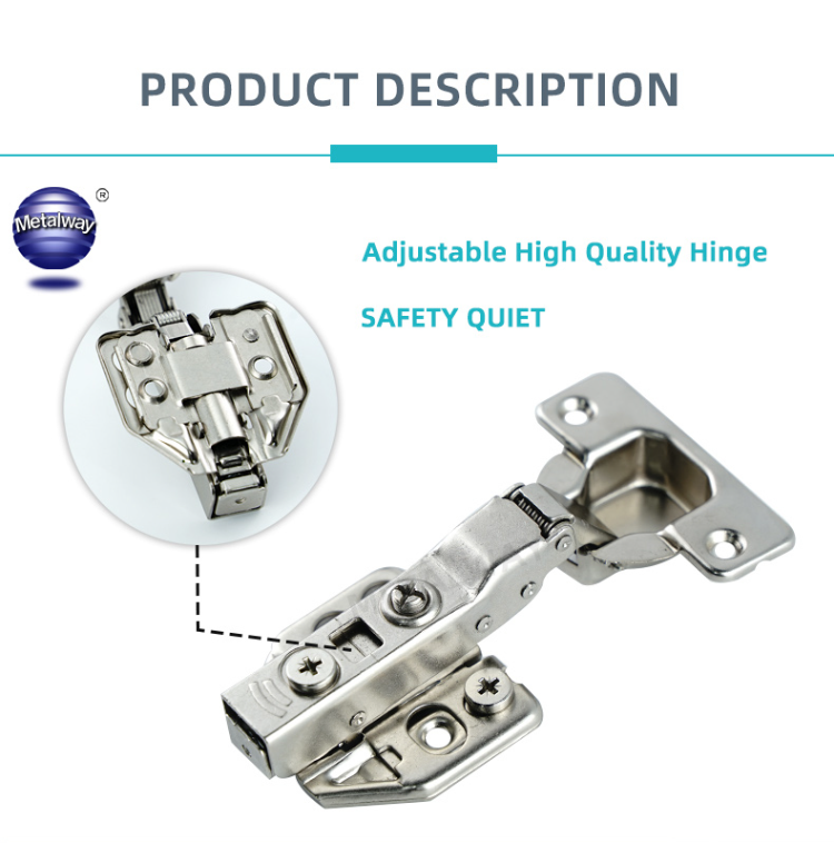 Hot Sale 3d Adjustable 95 Degree Hidden Heavy Duty Hinges Slow Furniture Hinges Soft Close ...