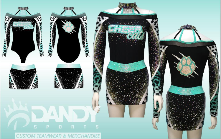 Custom Your Own Design Sublimation Cheerleading Uniform Women ...