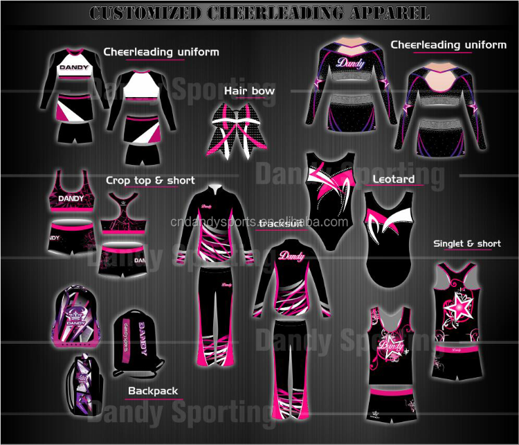 Custom Your Own Design Sublimation Cheerleading Uniform Women ...