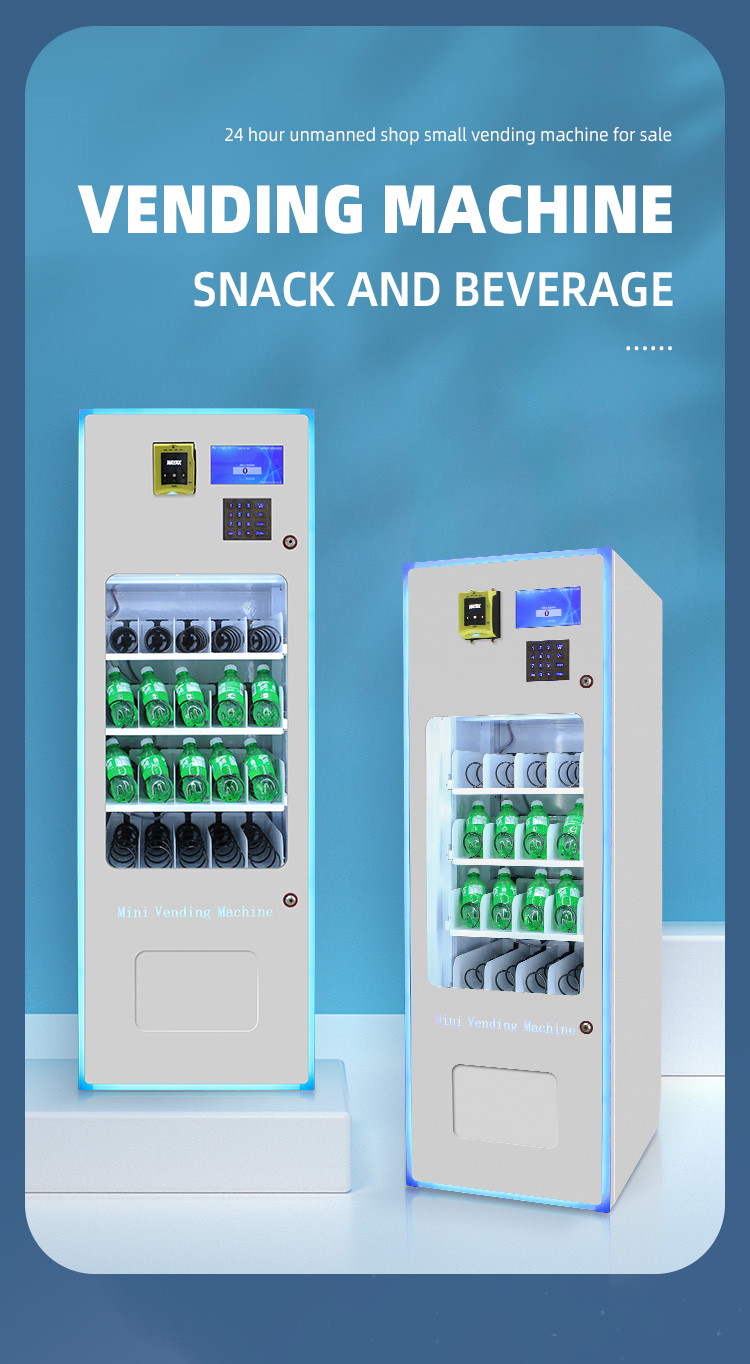 24 Hours Self-service Store Drinks And Snacks Combo Mini Vending Machine For Sale, Milk Tea ...