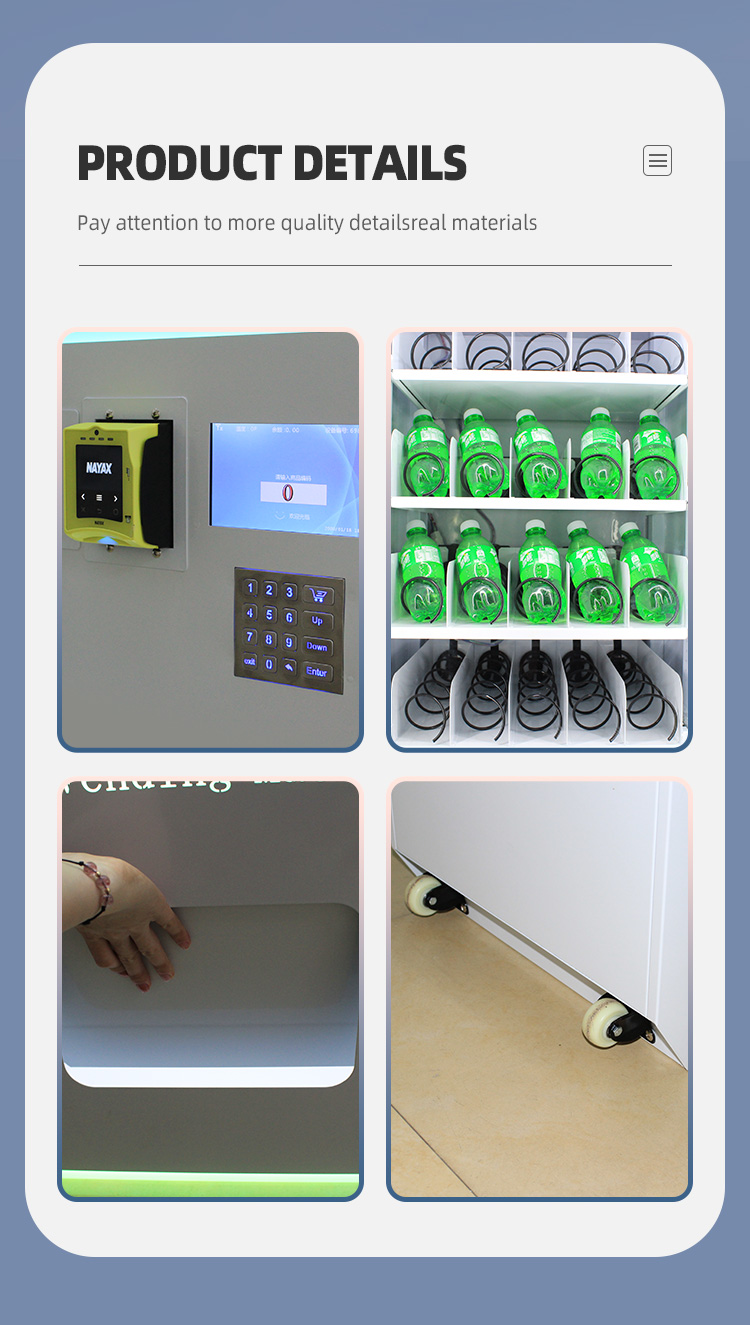 24 Hours Self-service Store Drinks And Snacks Combo Mini Vending Machine For Sale, Milk Tea ...