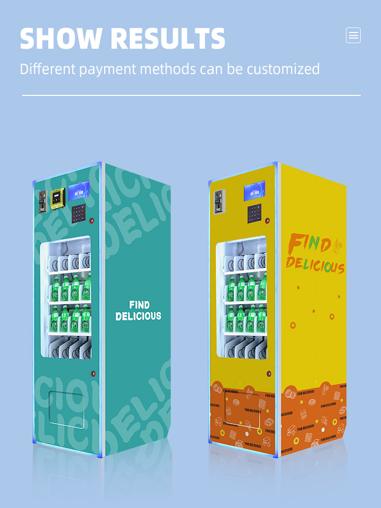 24 Hours Self-service Store Drinks And Snacks Combo Mini Vending ...