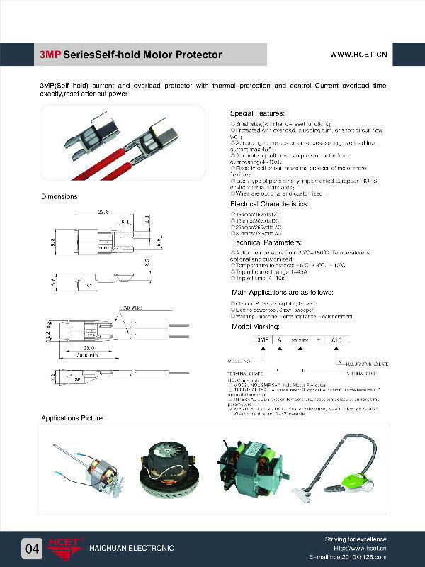 Buy Standard Quality China Wholesale 3mp 250v 10a Thermal Cutout Power ...