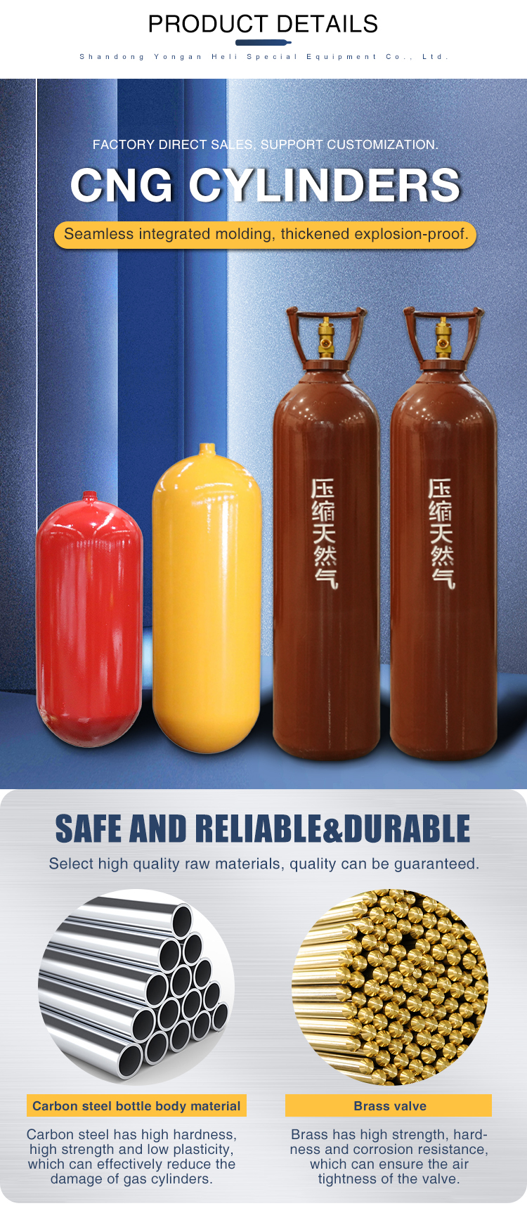 Buy Wholesale China Wholesale Different Sizes Gnc Cylinders Storage ...