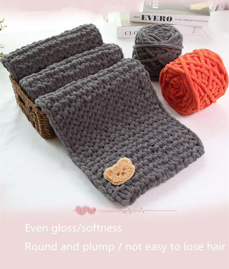 Buy Wholesale China Jtnohx Soft Polyester Hand Knitting Yarn Super ...