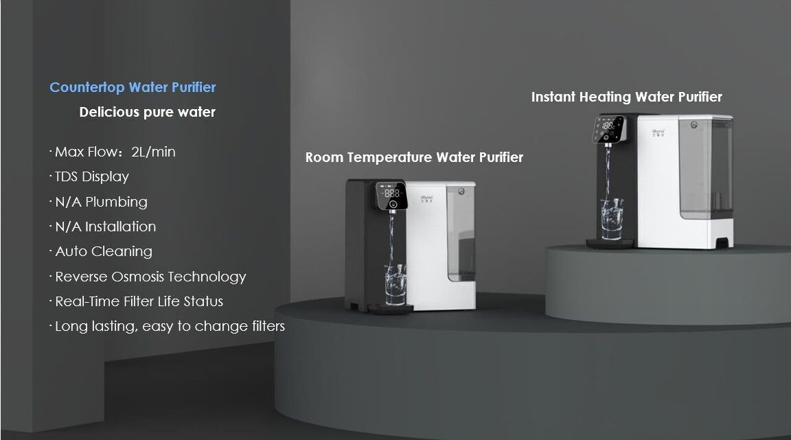 Buy Wholesale China Dual Water Tank Countertop Direct Drinking Water ...