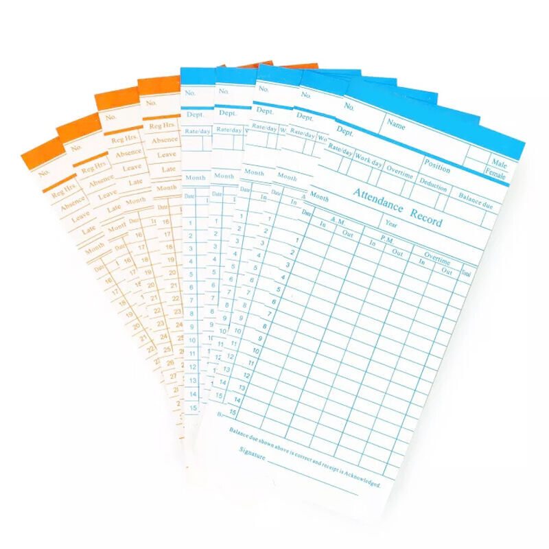 Buy Wholesale China Wholesale Time Recorder Paper Card Time Recorder ...
