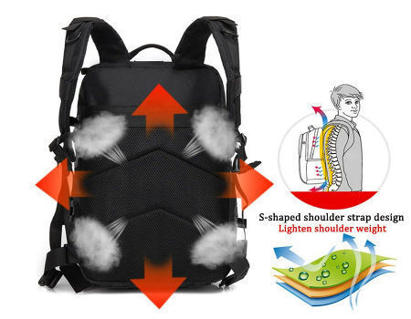 Sunmi Multifunctional Large Capacity Tactical Backpack Military ...