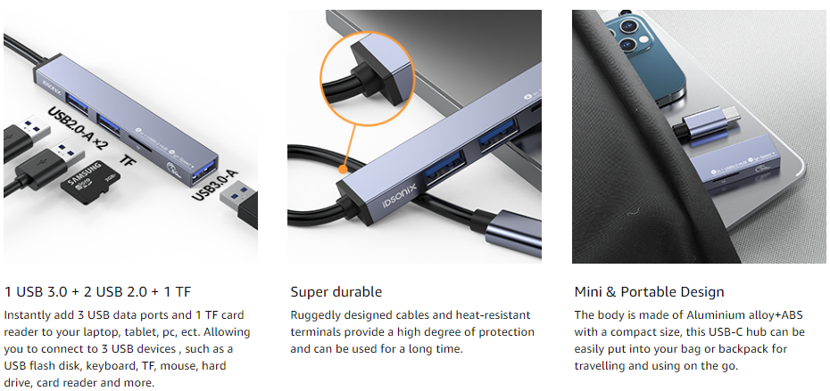 Buy Wholesale China Odm Oem 4 In 1 Laptop Usb Type C Hub Multiport ...