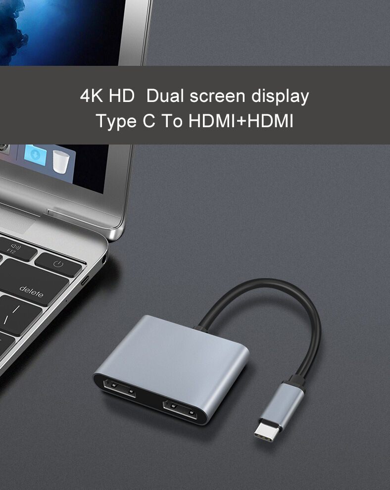 Buy Wholesale China Usb C Hdmi Hub Aluminum Alloy 2 In 1 Usb C Hub Hdmi ...