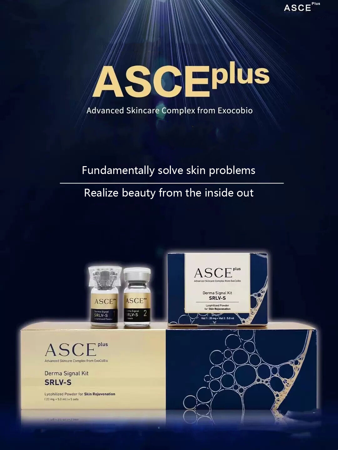 Buy Wholesale China Asce Stem Cell Exosome Premium Skincare Fights ...