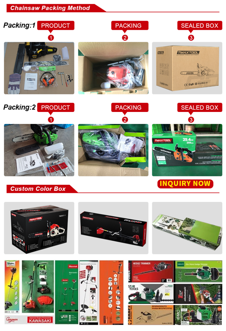 New Portable 8 Inch Top Handle 2-stroke 18.3cc Mini Gasoline Pruning ...