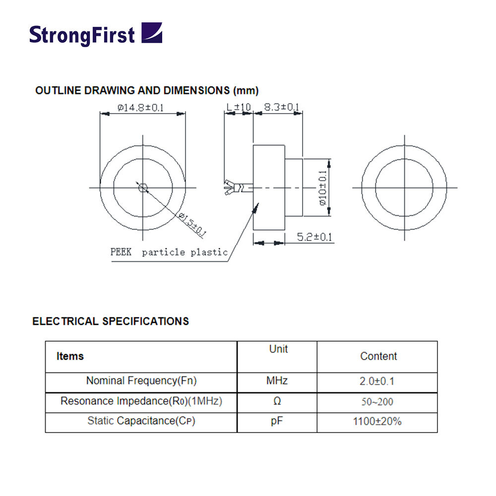 Buy Wholesale China Heat Meter Ultrasonic Sensor 2mhz Ultrasonic Meter ...