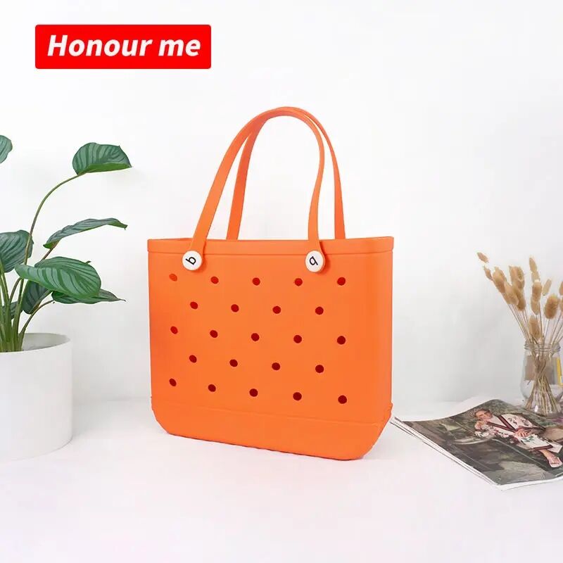 Popular Waterproof Woman Eva Tote Large Shopping Basket Bags Beach ...