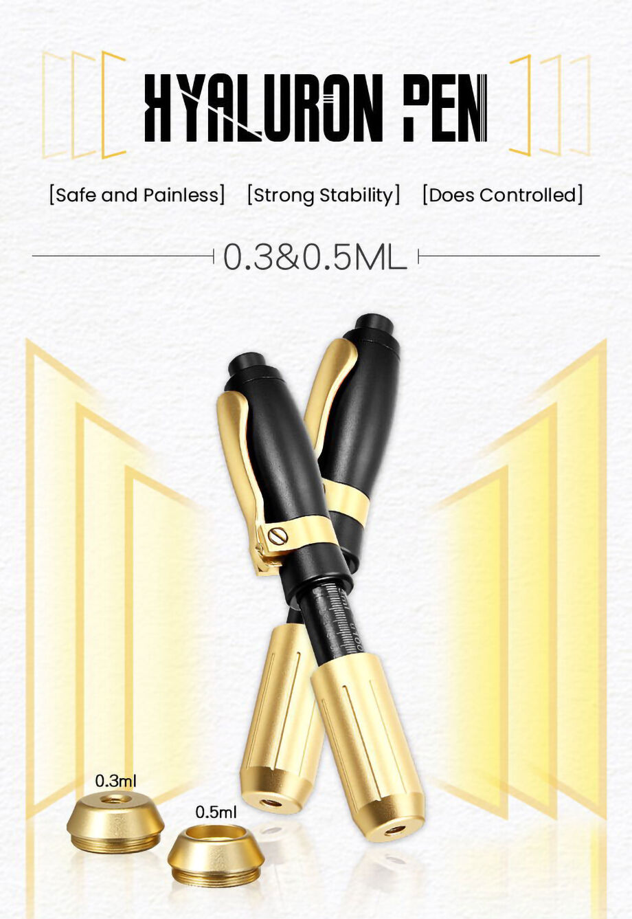 Buy Wholesale China Profesional Cross-linked Filler Ha Gold Black ...