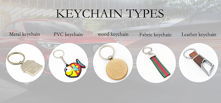 Luxury Custom Logo Metal Car Brand Blank Genuine Pu Leather Key Chains ...