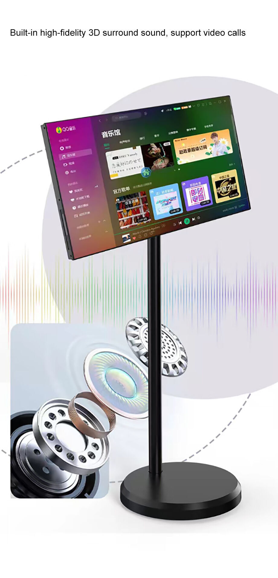 Buy Wholesale China Wheel 21.5inch Standbyme Monitor 1080p Type-c Full ...