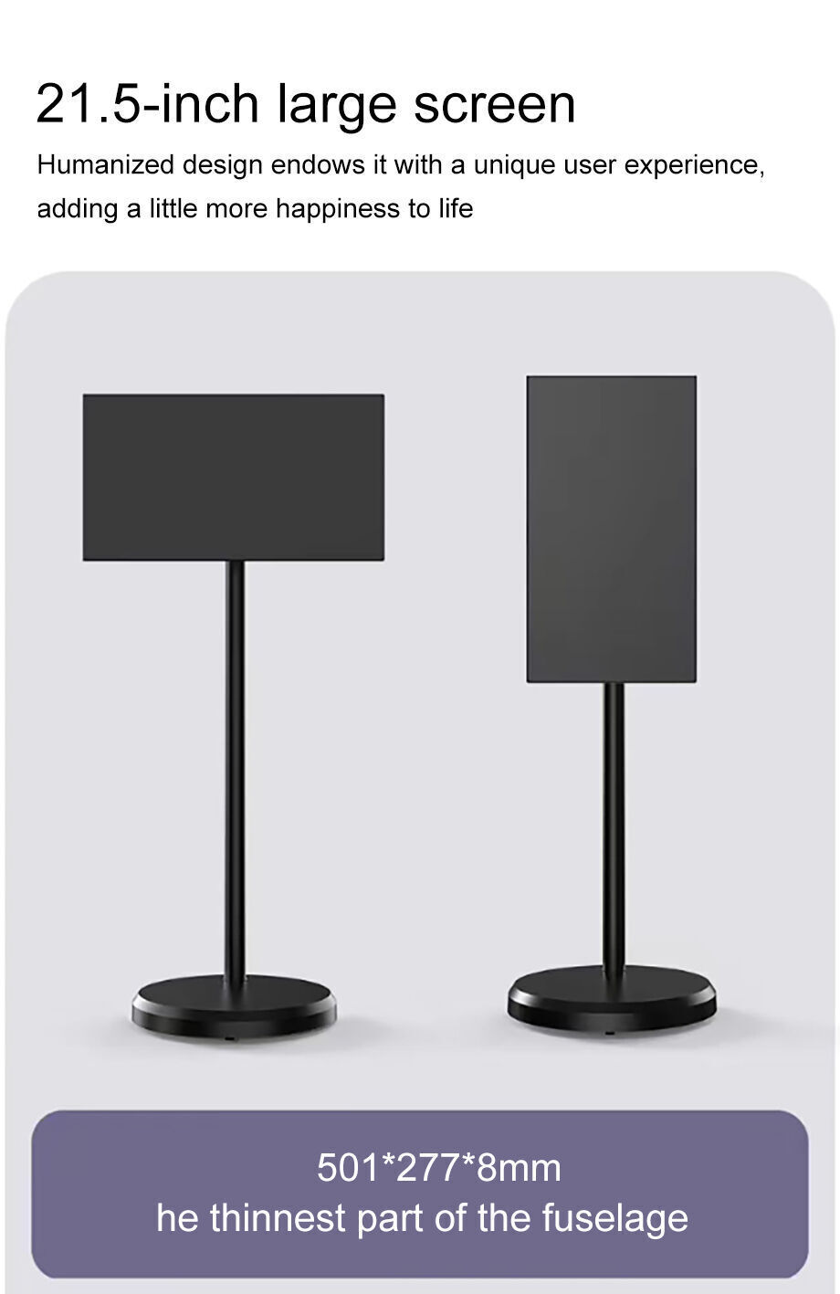 Buy Wholesale China Wheel 21.5inch Standbyme Monitor 1080p Type-c Full ...