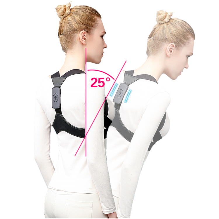 Intelligent Upper Back Clavicle Brace Smart Sensor Vibration Adjustable ...