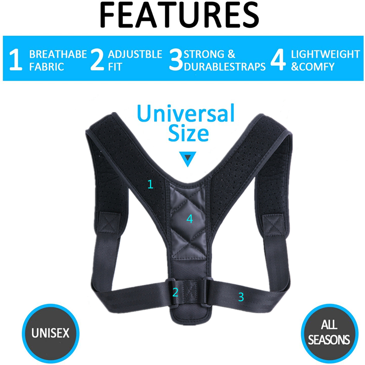 Wholesale Upper Back Support Correction Band Clavicle Support Back ...