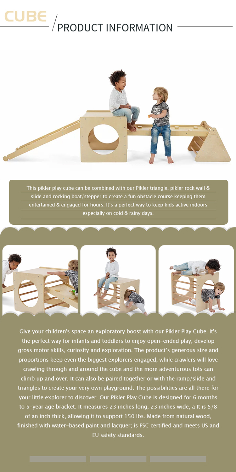 Buy Wholesale China Montessori Pickler Wooden Climbing Triangle Ladder ...