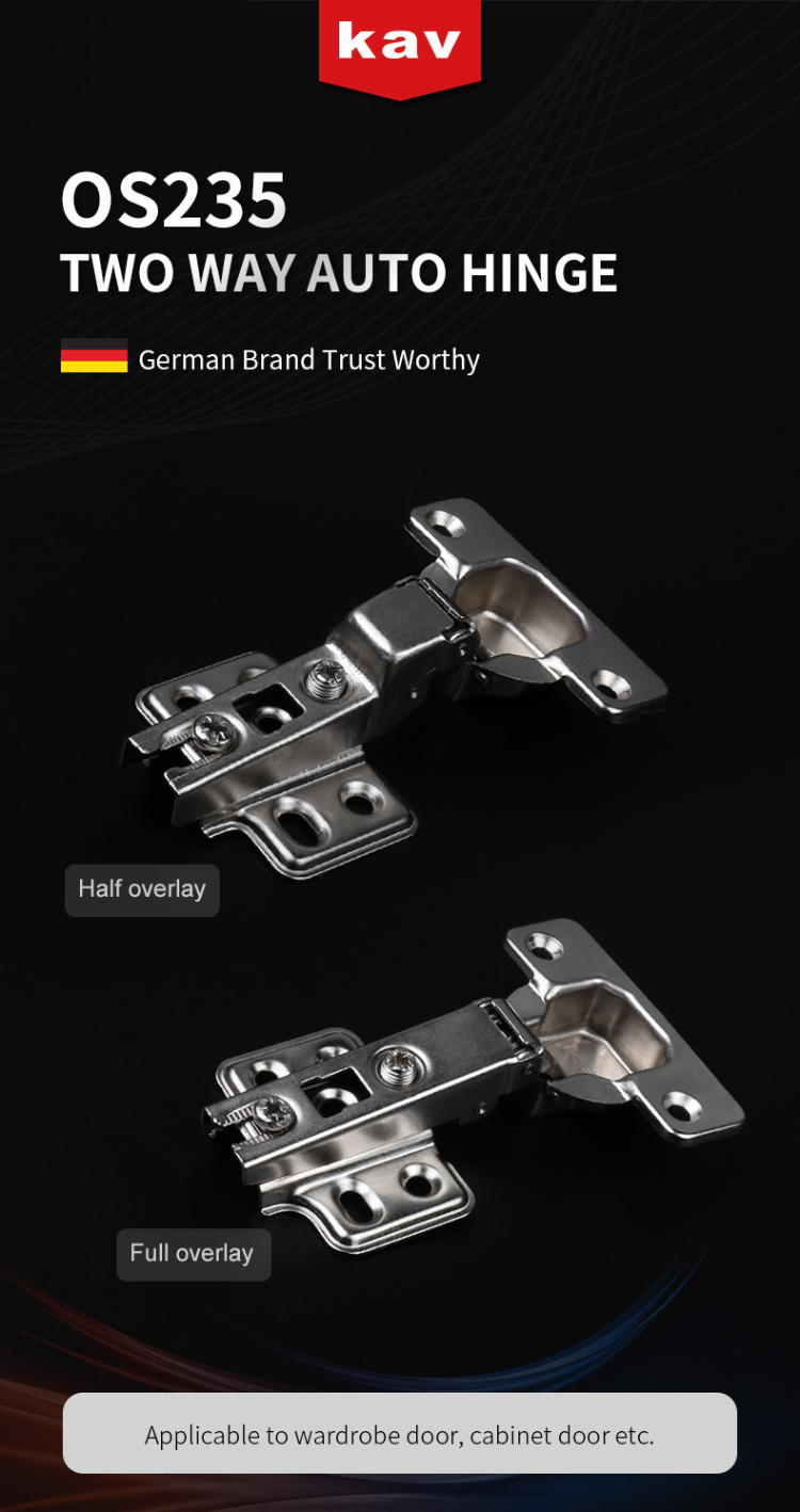 Two Way Normal Cabinet Kitchen 105 Degree Open Angle Steel 4holes ...