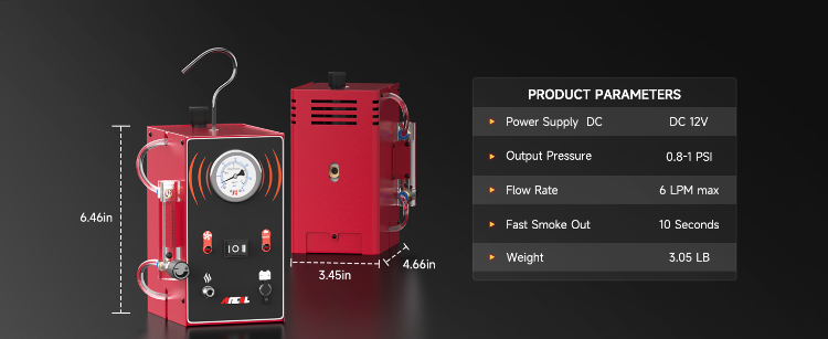 Ancel S300 Car Smoke Detector Leak Tool Pipeline Damage Test Leakage ...