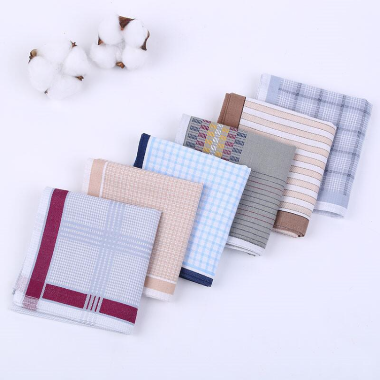 Buy Wholesale China Business Handkerchief Pocket Checkered Custom Logo ...