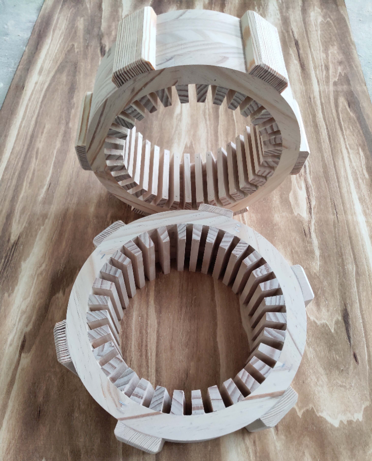 Huashen Wood Industry Co., Ltd. Wooden Motor Winding Coil Model Tooth ...