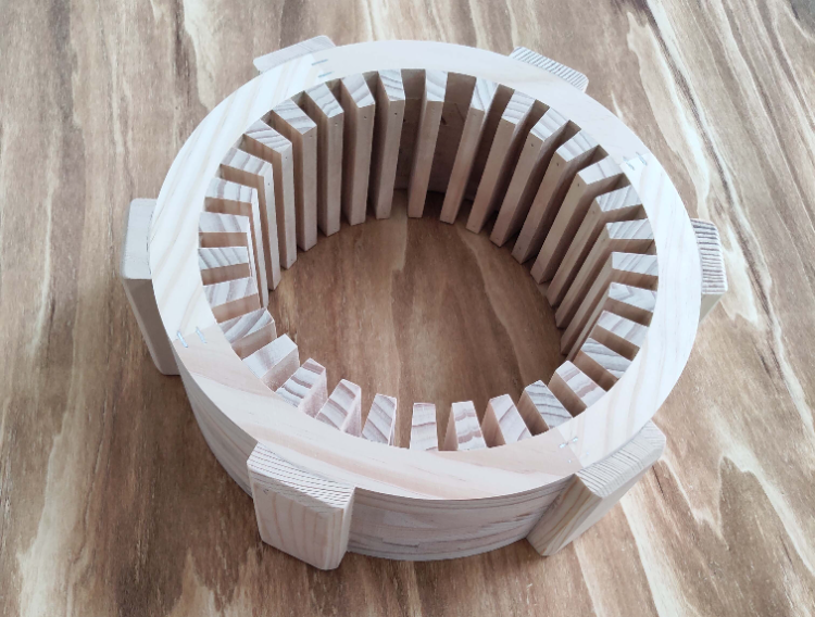 Huashen Wood Industry Co., Ltd. Wooden Motor Winding Coil Model Tooth ...