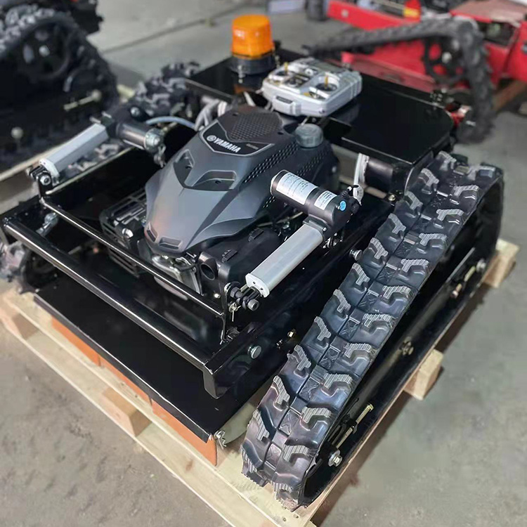 Hot Sale Crawler Remote Control Lawn Mower Garden Use Grass Cutting ...