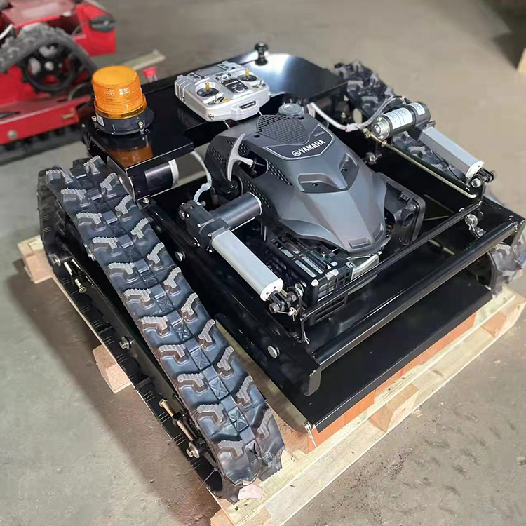 Hot Sale Crawler Remote Control Lawn Mower Garden Use Grass Cutting ...